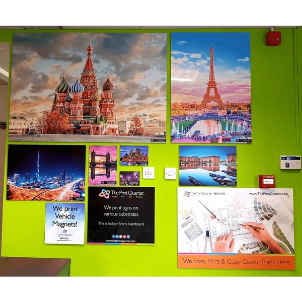 Posters Mounted onto Foamboard | The Print Quarter