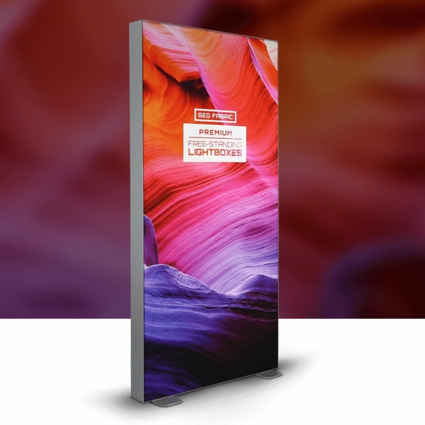 SEG Fabric Free-Standing Lightboxes | The Print Quarter